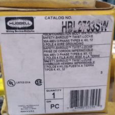 Receptáculo 30 AMP modelo HBL2733SW marca HUBBELL - Mercado Industrial