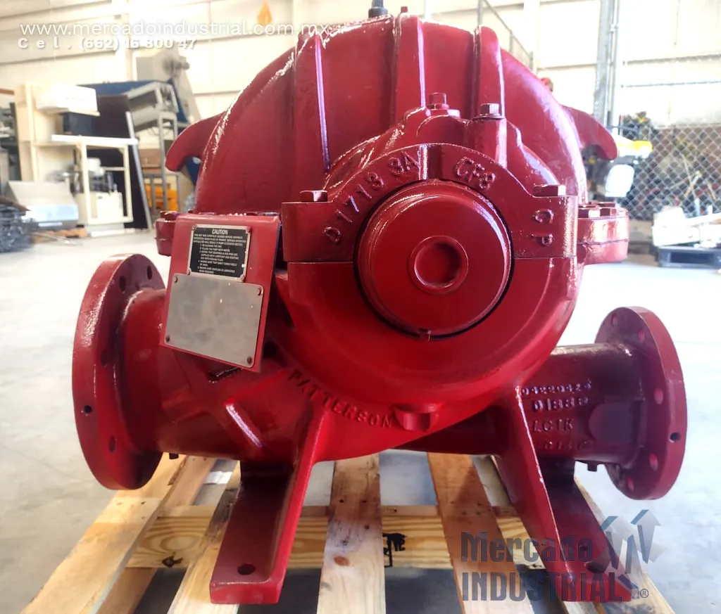 Bomba centrífuga contra incendios 8X6 tipo MI marca PATTERSON - Mercado ...