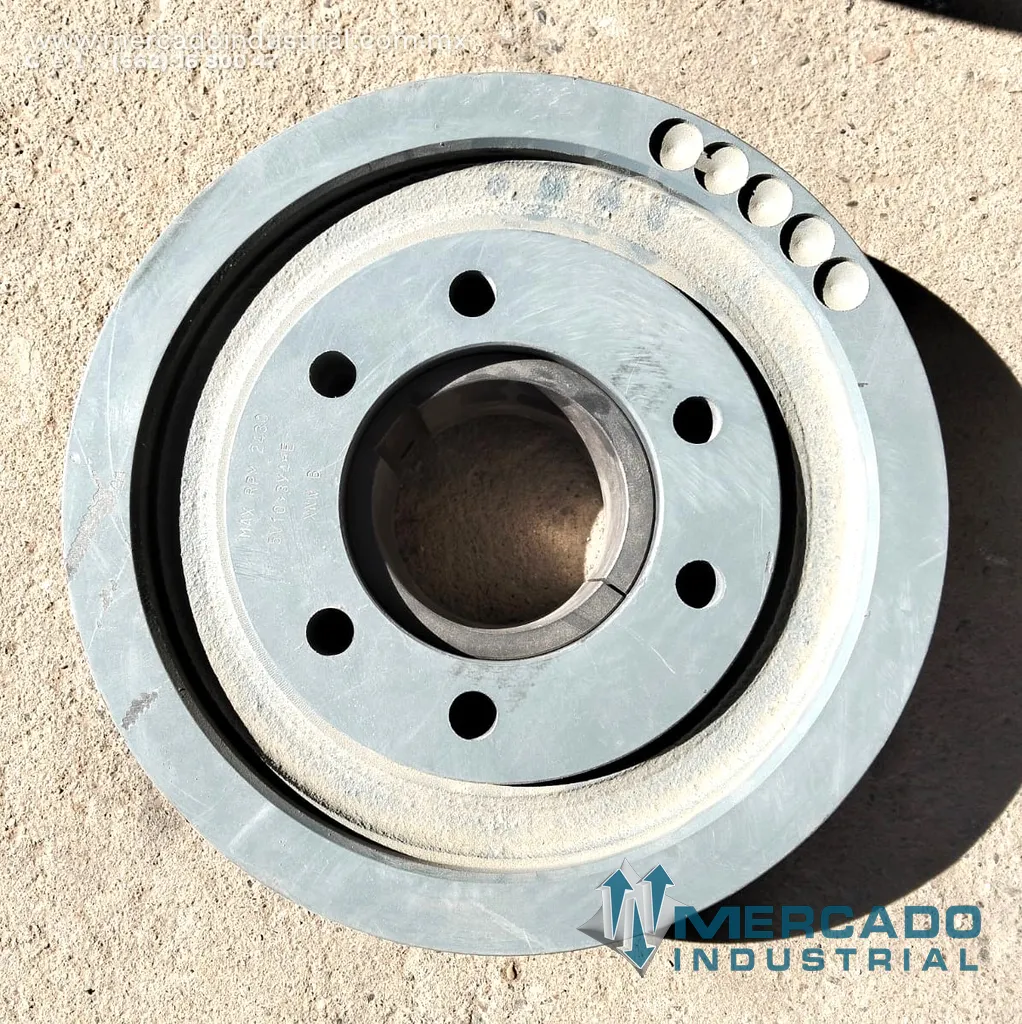 Polea transmisión 10" 4R tipo 5V tipo 5V4R10.375 marca IBSA - Mercado Industrial
