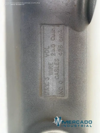 Condulet tipo LL57 1 1/2" Serie 7 parte LL-57CG marca Crouse-Hinds ...