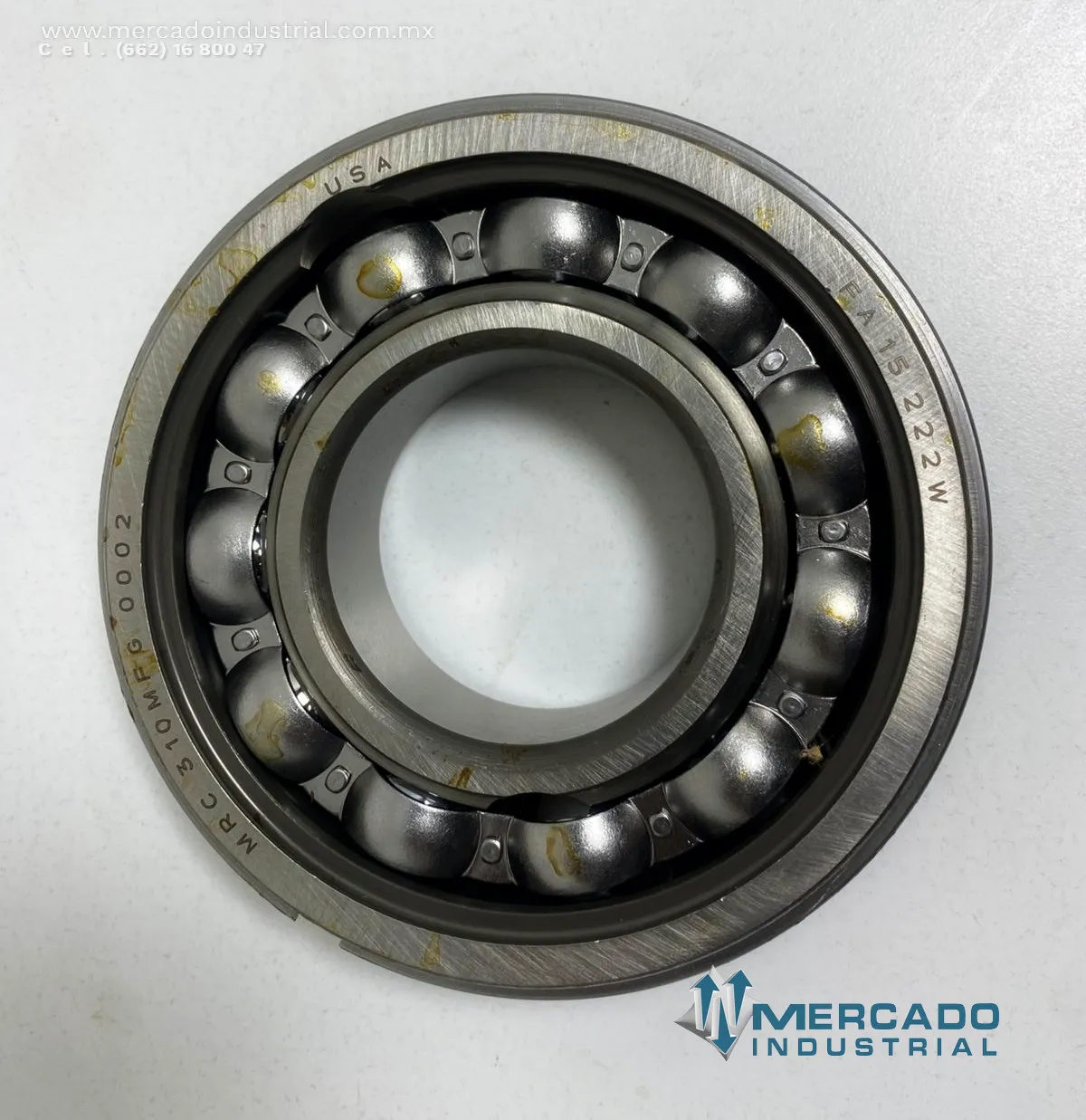 Balero modelo 310 MFG marca MRC BEARINGS - Mercado Industrial