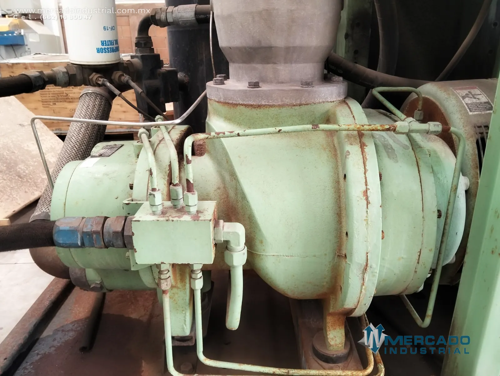 Compresor de aire 100 HP 125/135 PSIG modelo LS200-100H/A marca SULLAIR ...